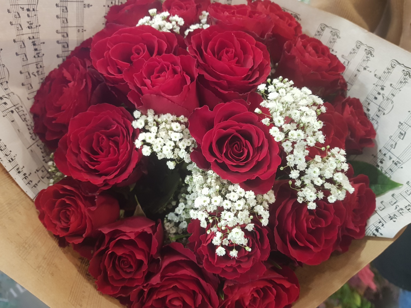 Bouquet rubis o2fleurs